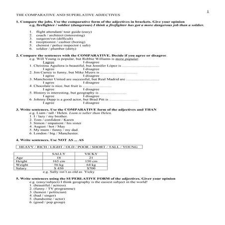 Comparing jobs | DOC
