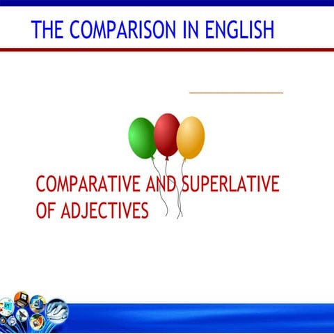 The comparison in english | PPT