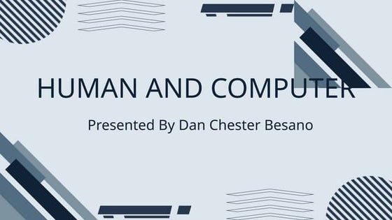 Human vs computer | PPTX