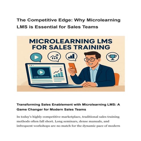 The Competitive Edge_ Why Microlearning LMS is Essential for Sales Teams.pdf
