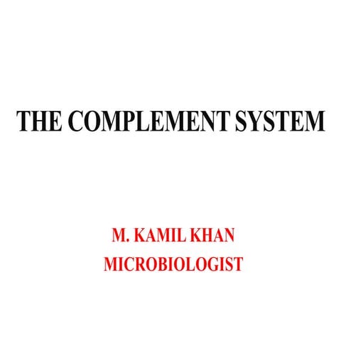 The complement system | PPT