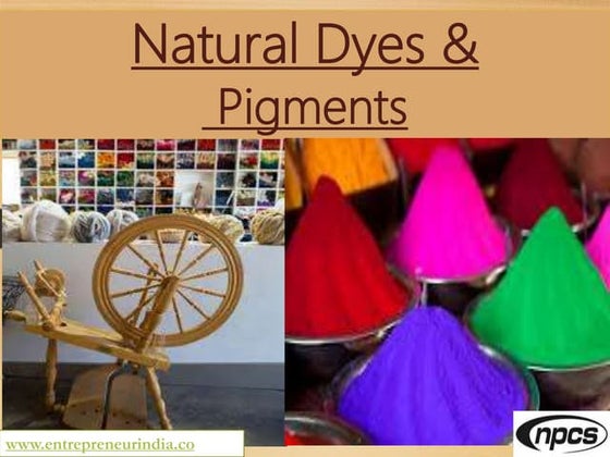 Natural Dyes Poster | PPT