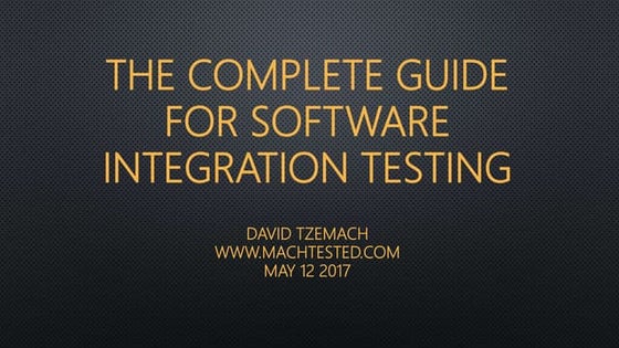 Essential Software, Inc. Regression Testing | PPT