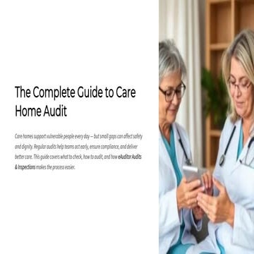 Ecosure Inspection Checklist with eAuditor Audits & Inspections | PDF