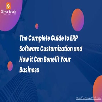 Erp Software Customization And How It Can Help Your Business Pptx Shareware And Freeware