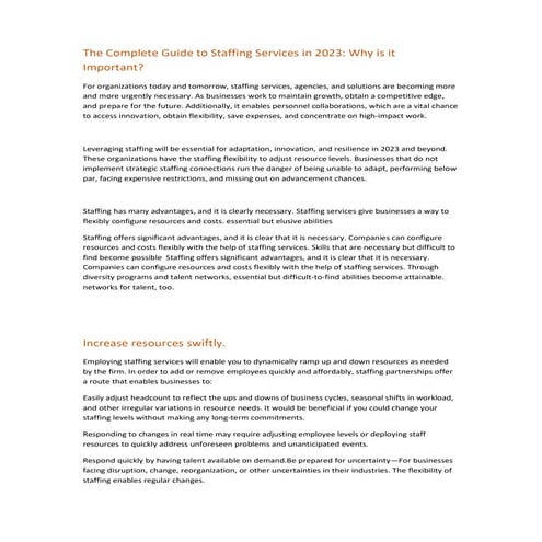 The Complete Guide to Staffing Services in.pdf