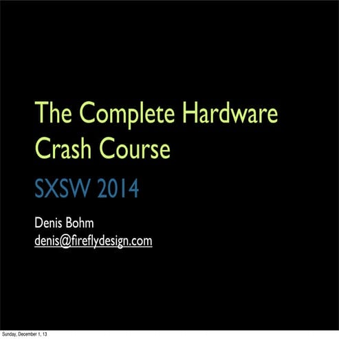 The Complete Hardware Crash Course | PDF | Computer Peripherals | Computing