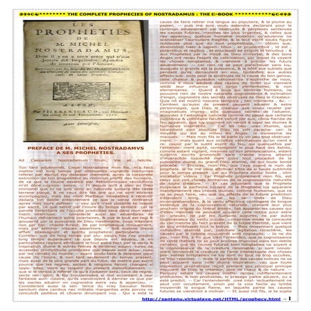 The complete prophecies of nostradamus by diobert | PDF