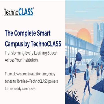 The Complete Smart Campus by TechnoCLASS | PDF