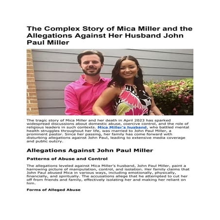 The Complex Story of Mica Miller and the Allegations Against Her Husband John Paul Miller.docx