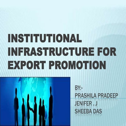 The concept of export promotion | PPTX