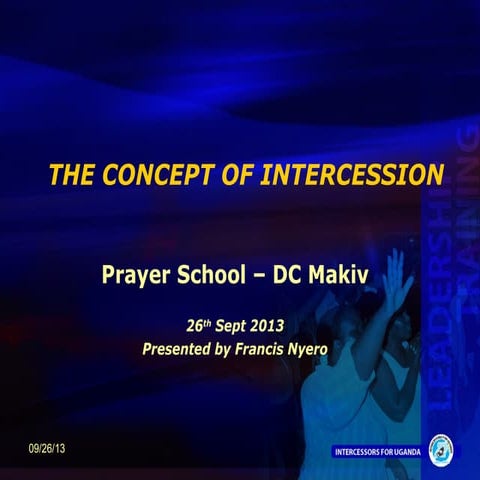 The concept of intercession | PPT