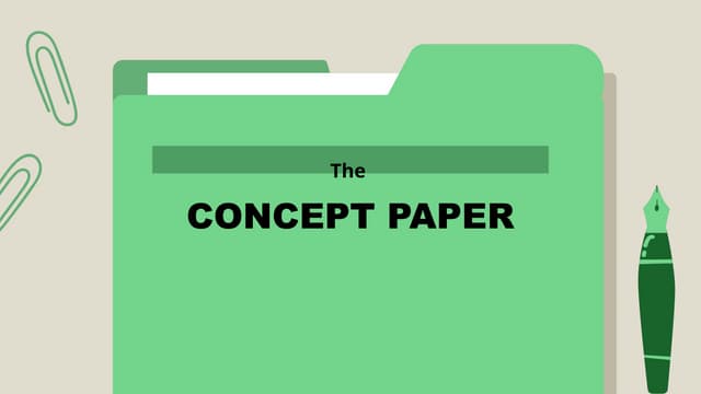 Concept paper | PPTX