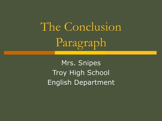 Conclusion customer service | PPTX | Business | Business and Finance