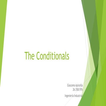 The conditionals | PPT