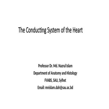 The conducting System of the Heart .pptx