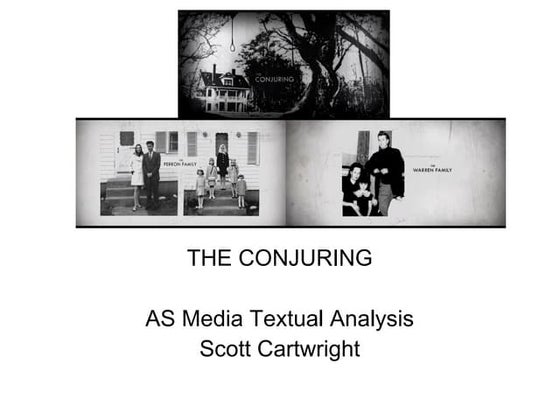'The Conjuring' Film analysis | PPT