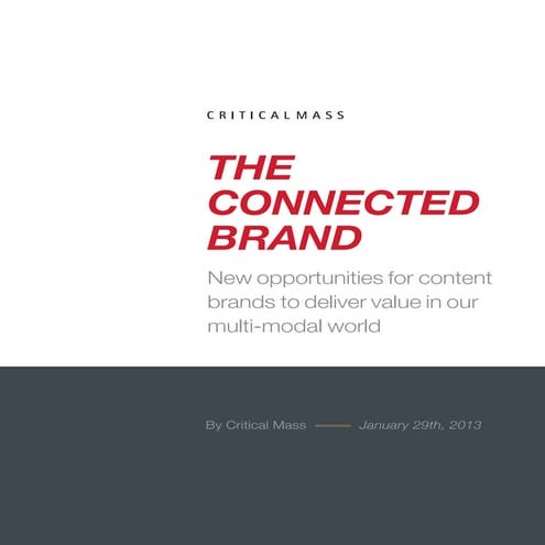 The Connected Brand White Paper | PDF