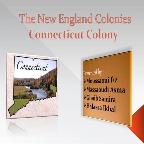 About Connecticut Colony . | PPT