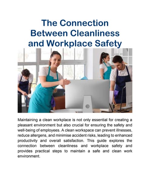 Maintaining Office Cleanliness Between Professional Cleanings | PDF