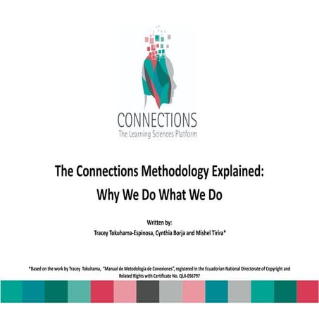 Conexiones Methodology Explanation. Why We do What We Do | PDF