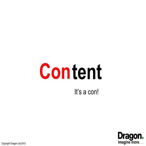 The con of content 1 | PPT