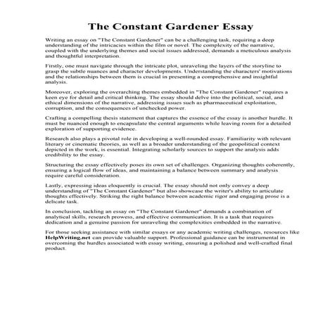 The Constant Gardener Essay.pdf