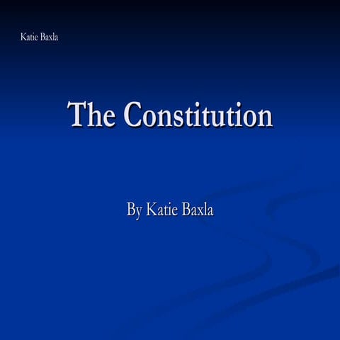 The constitution | PPT