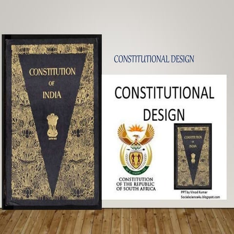 THE CONSTITUTIONAL DESIGN.pptx Class 10th | PPTX