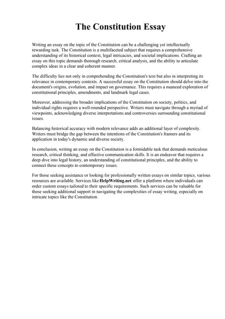 Essay On The Us Constitution.pdf