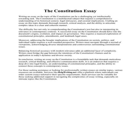 The Constitution Essay.pdf