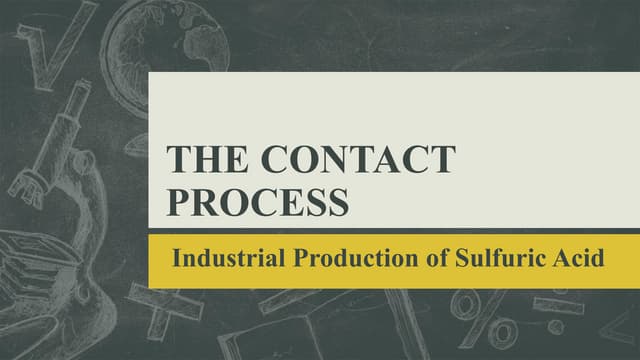 Lecture 17- Manufacturing of Sulfuric acid by Chamber process H2SO4.pdf