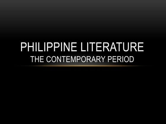 Philippine literature. Grade 7-English Curriculum | PPTX