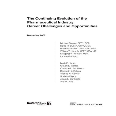 The Evolution of the Pharma Industry | PDF | Pharmaceutical Industry ...