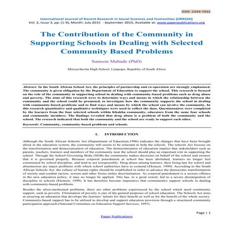 Community relations | PDF