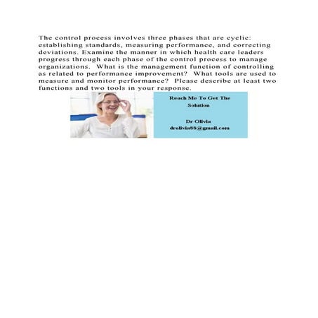 The control process involves three phases that are cyclic establish ...