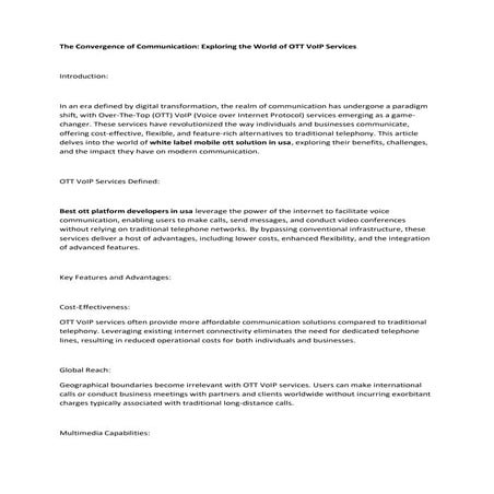 The Convergence of Communication.pdf