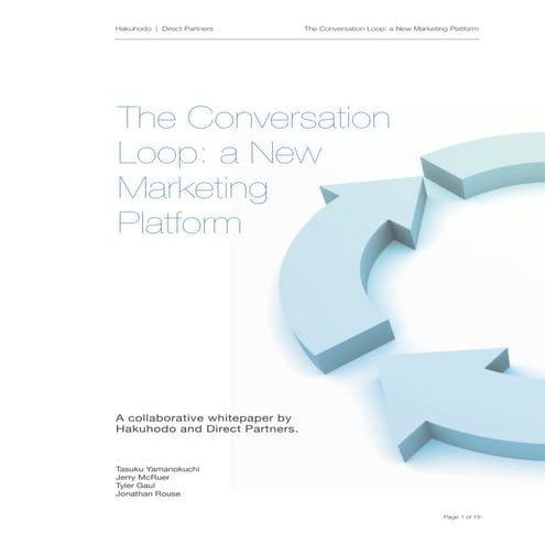 The conversationloop july2011 | PDF
