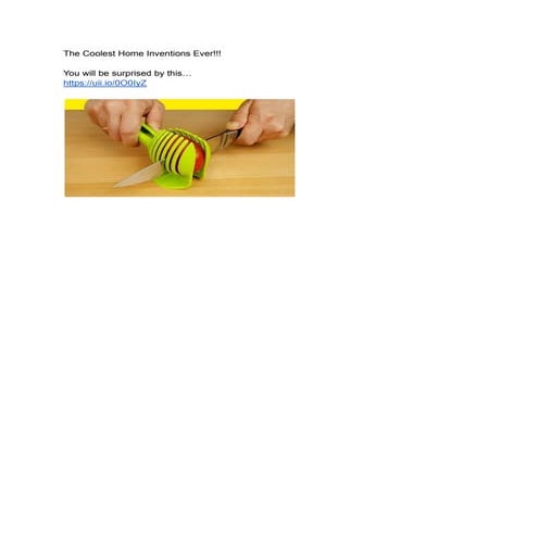 The coolest home inventions ever | PDF