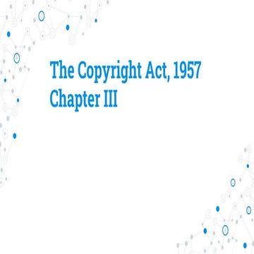 The Copyright Act, 1957.pptx
