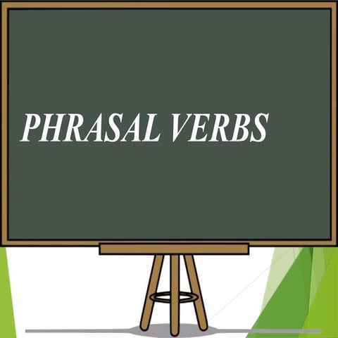 Power point phrasal verbs | PPTX
