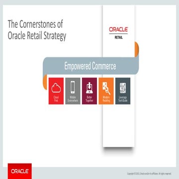 The Cornerstones of Oracle Retail Strategy | PPT