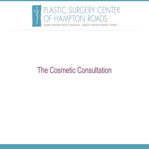 The Cosmetic Consultation | PDF