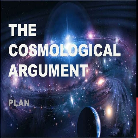 The cosmological argument | PPTX