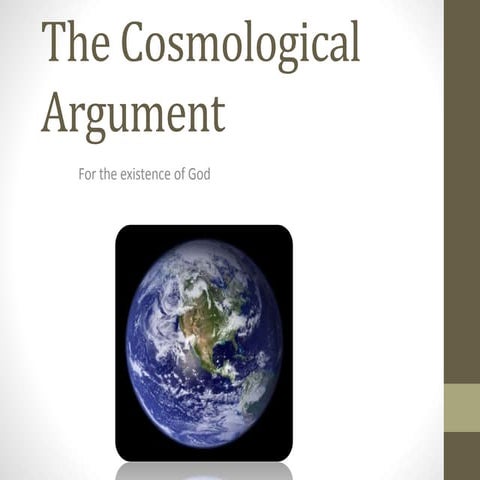 Aristotle & the cosmological argument | PPTX
