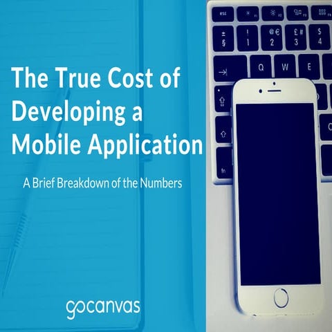 The True Cost of Developing a Mobile Application | PDF