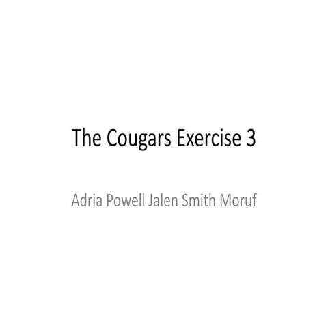 Exercise 5 powerpoint | PPTX