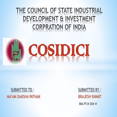 The council of_state_industrial_development_&_investment | PPTX