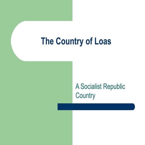 The country of loas | PPT
