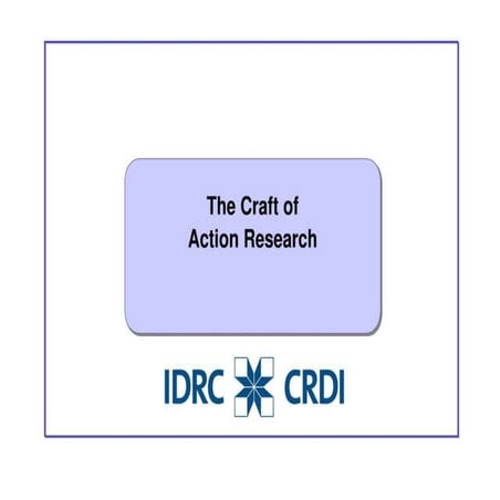 The Craft Of Action Research | PDF